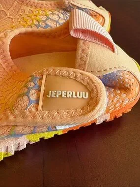 Jeperluu | Shoes | Kids Peach Multi Water Shoes Slipon Swim Sneakers ...